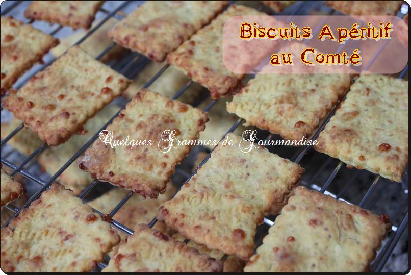 Biscuits apéritif au Comté